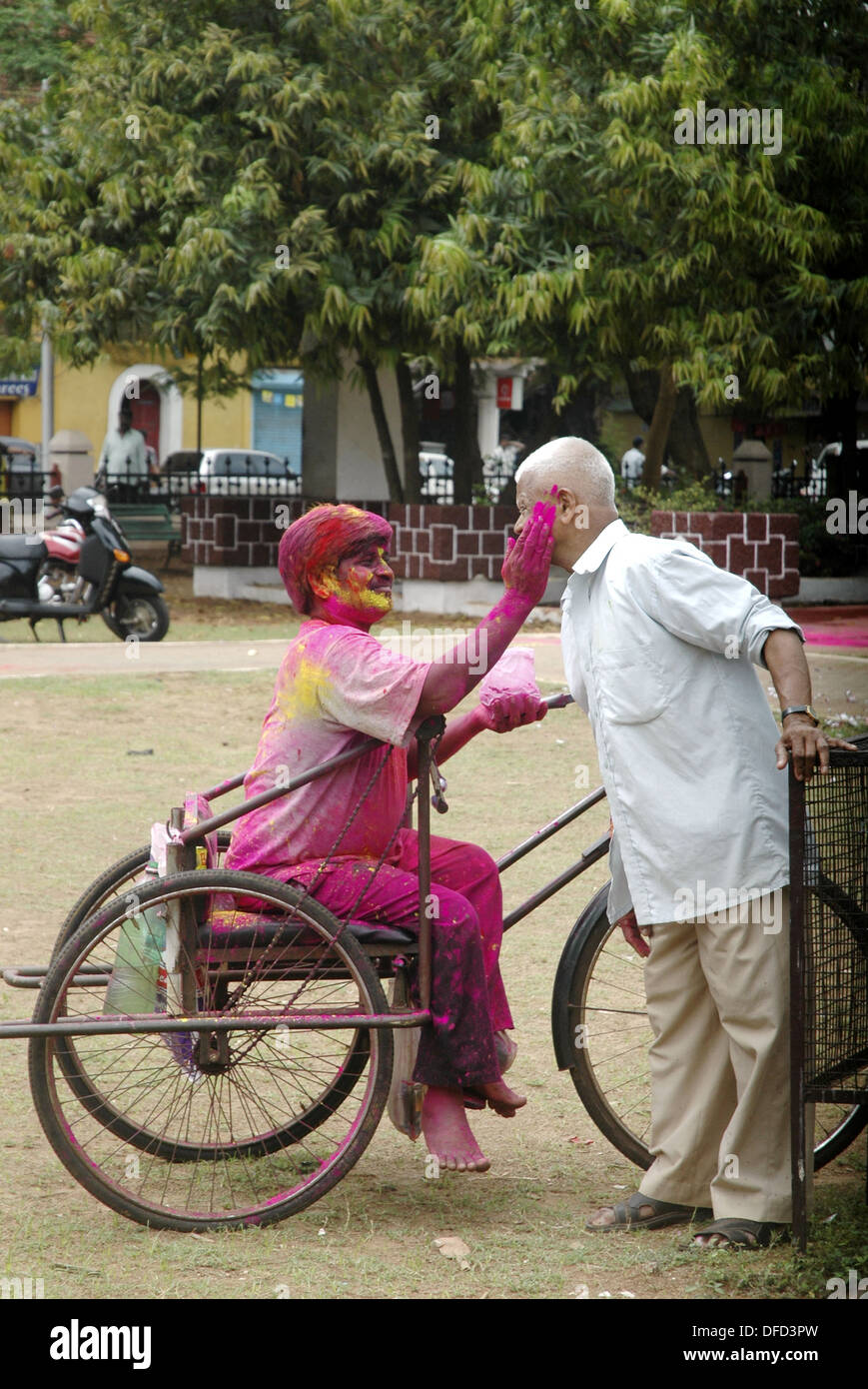 Man face india goa hi-res stock photography and images - Alamy