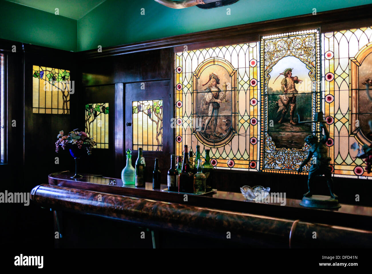 The Gentlemans Bar inside Ca' d' Zan, home of Jhon and Mable Ringling ...