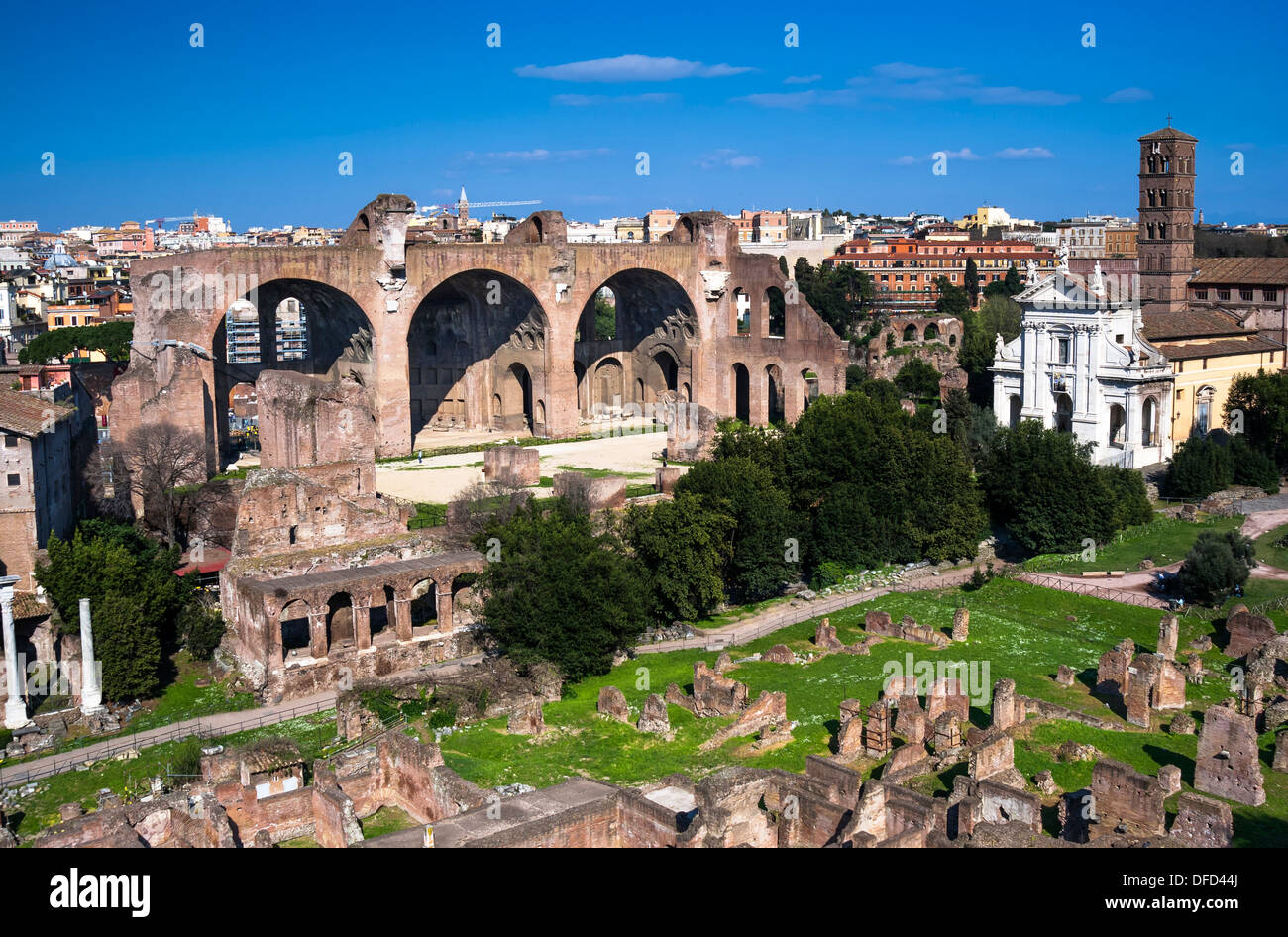 Basilica of Maxentius and Constantine is an ancient building in the ...