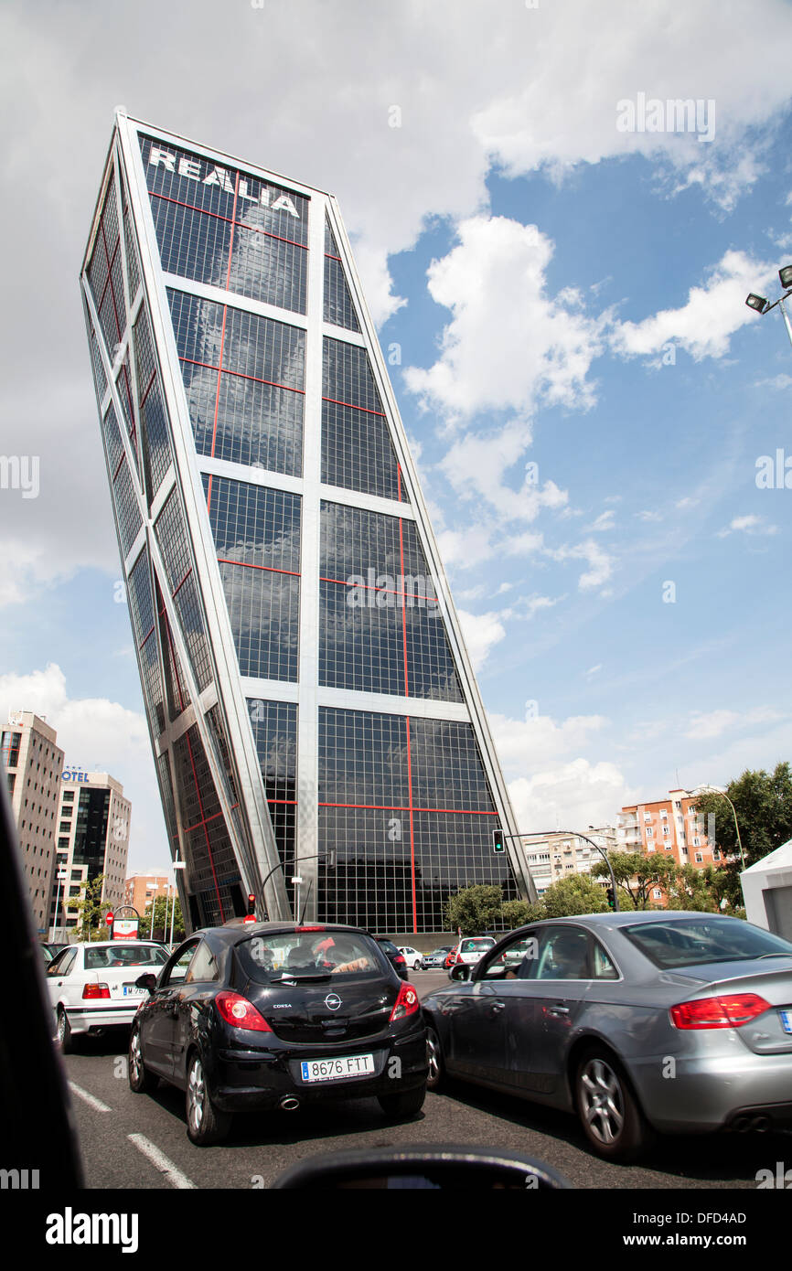 Realia Kio tower in Madrid, Spain Stock Photo - Alamy