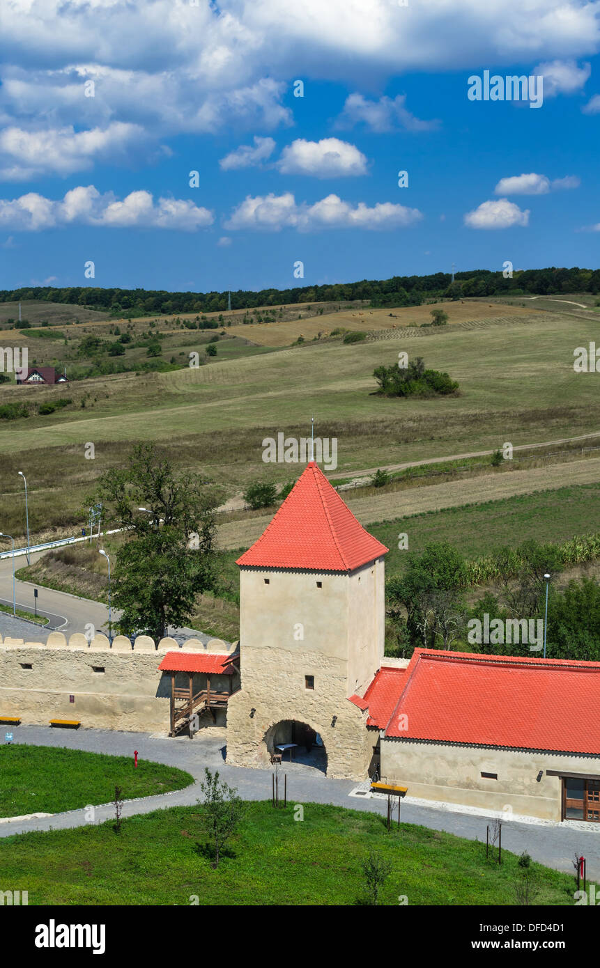 Ruins of Rupea Fortress, from medieval Transylvania, built by saxons in ...