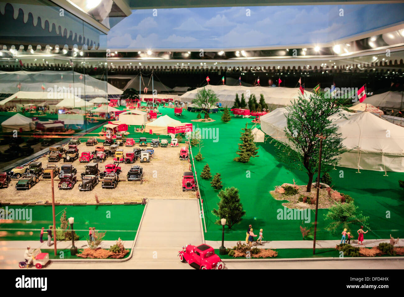 The Miniture Circus display at the Ringling Museum in Sarasota FL Stock ...