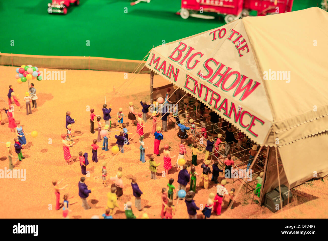 The Miniture Circus display at the Ringling Museum in Sarasota FL Stock ...