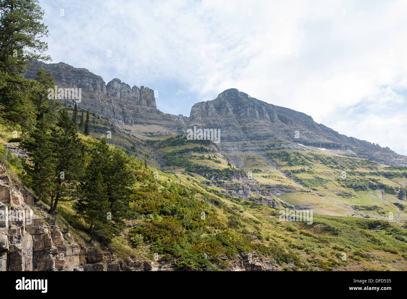 Logan pass in glacier national hi-res stock photography and images - Alamy