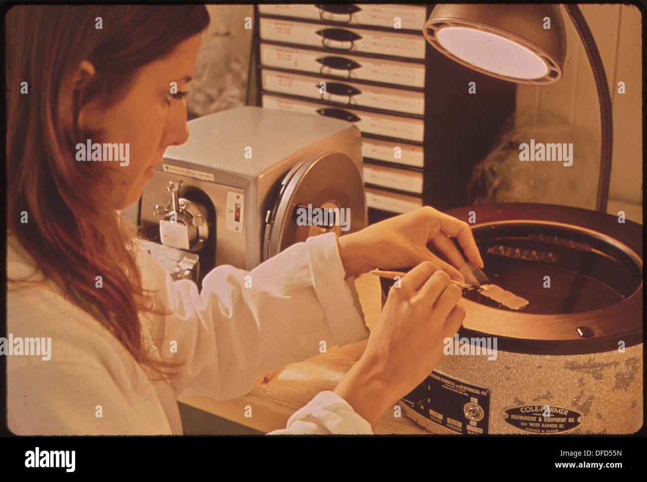 Patho biology lab linda sharp assistant to the pathobiologist hi-res ...