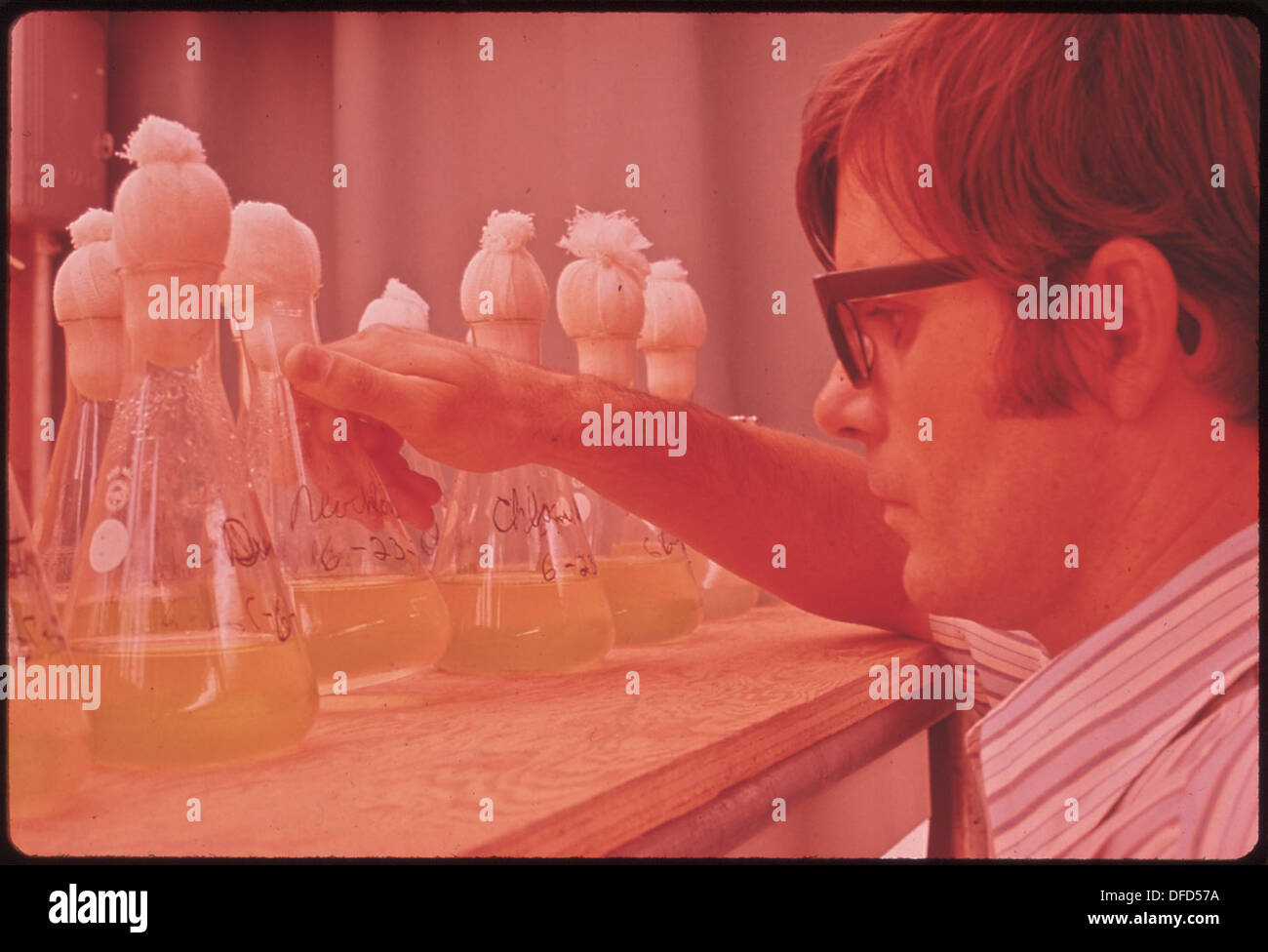 EPA GULF BREEZE LABORATORY, TERRY HOLLISTER, FISHERY BIOLOGIST, STUDIED ...