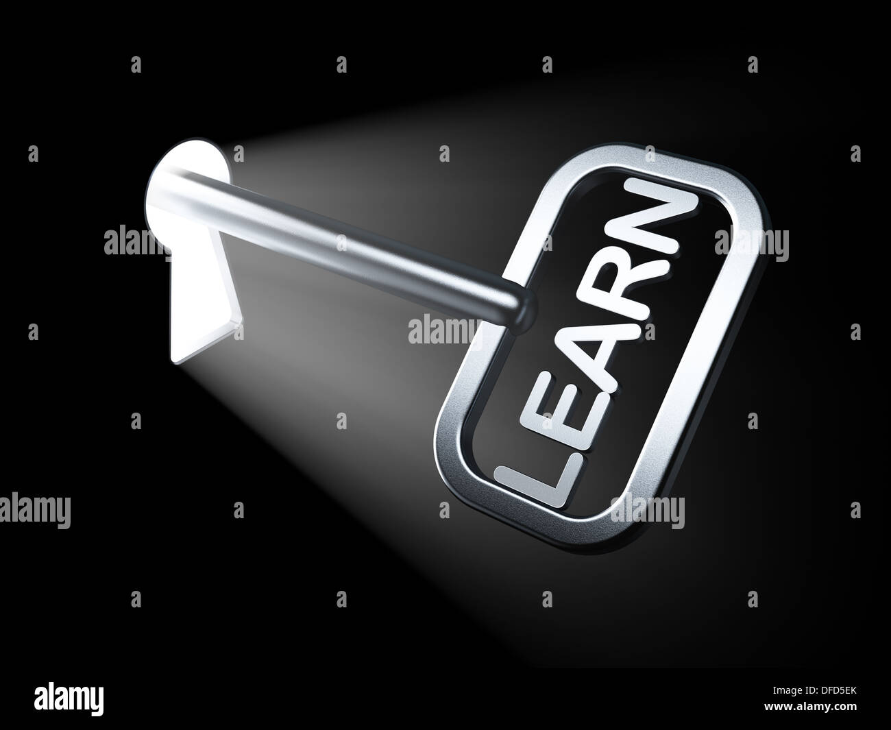 Education concept: Learn on key Stock Photo - Alamy