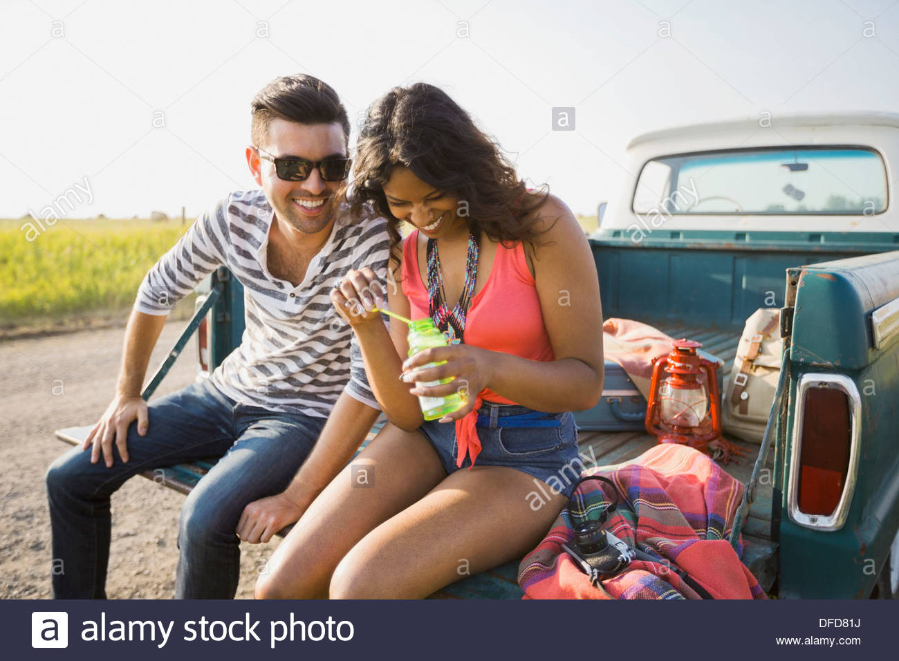 Indian couple back to back hi-res stock photography and images - Alamy