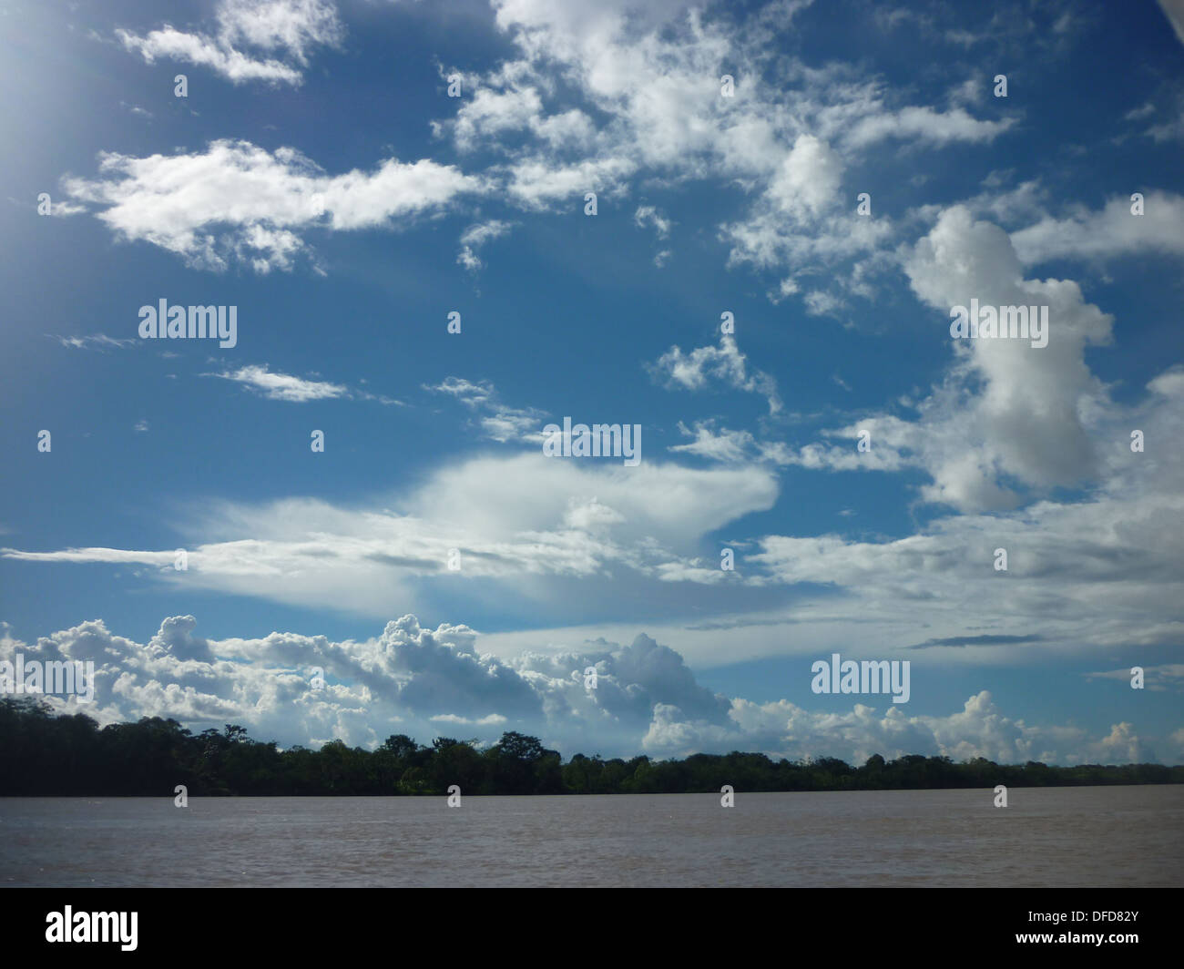 Sailing on the Amazon River. Iquitos, Peru Stock Photo - Alamy