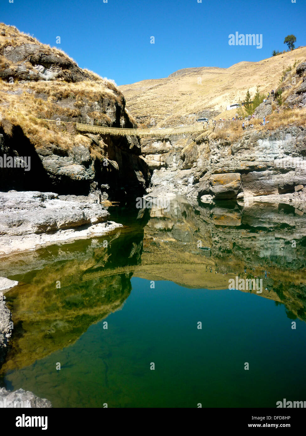 Inca rope bridge hi-res stock photography and images - Alamy