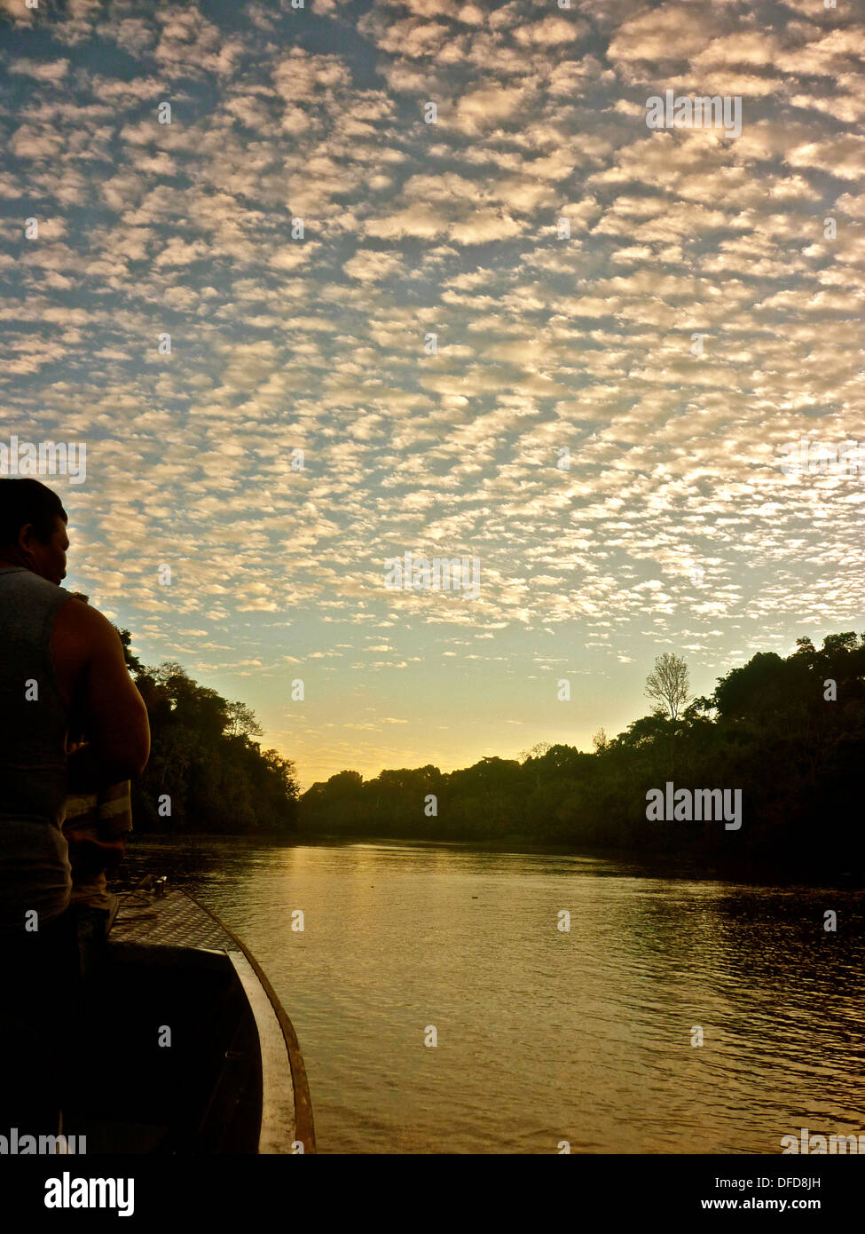 Sailing on the Amazon River. Iquitos, Peru Stock Photo - Alamy