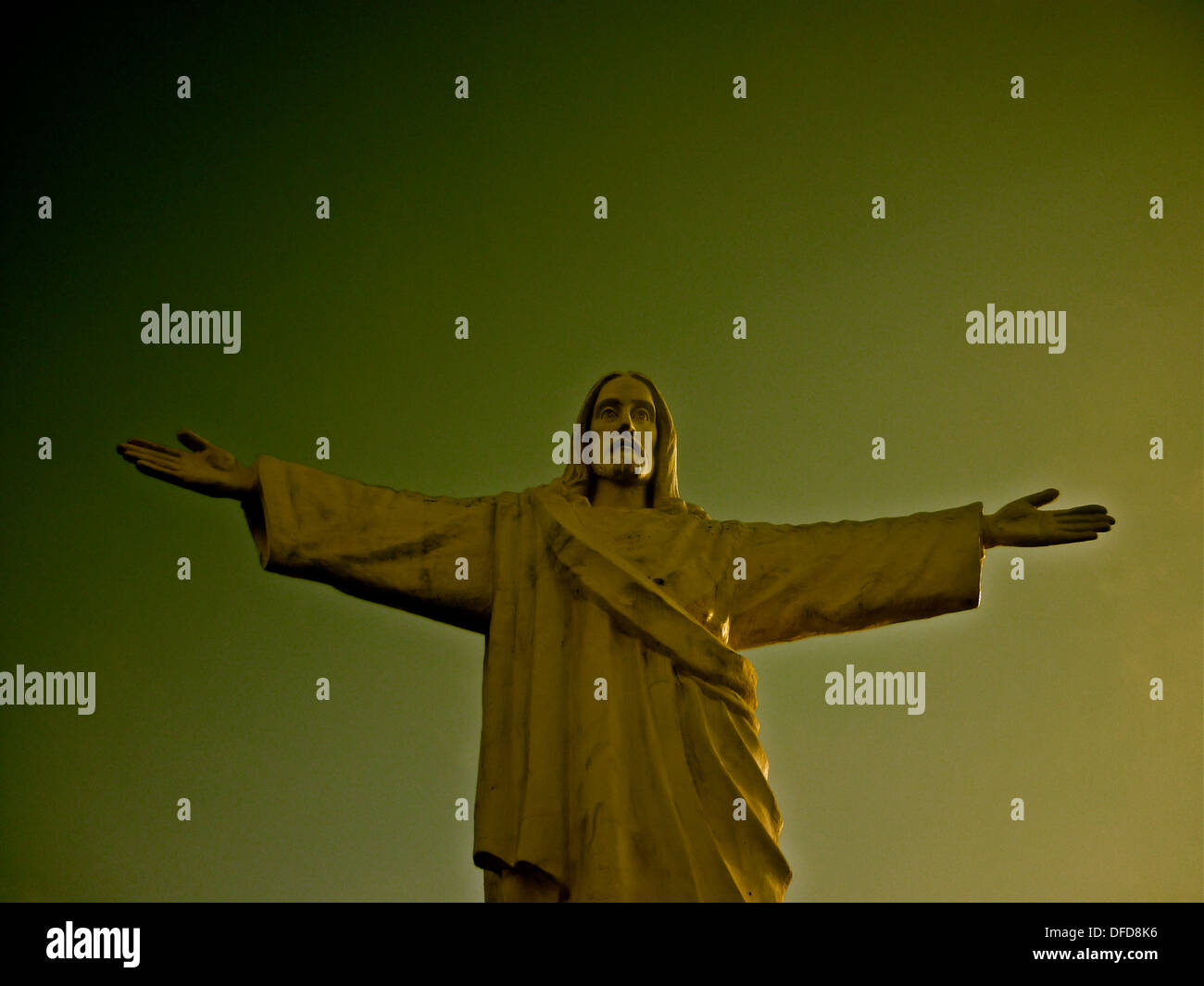 Cristo Blanco statue, Cuzco, Peru Stock Photo - Alamy