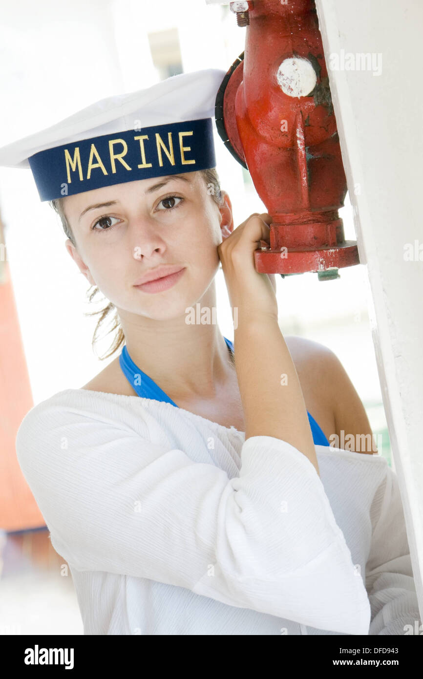 Woman onboard ship hi-res stock photography and images - Alamy
