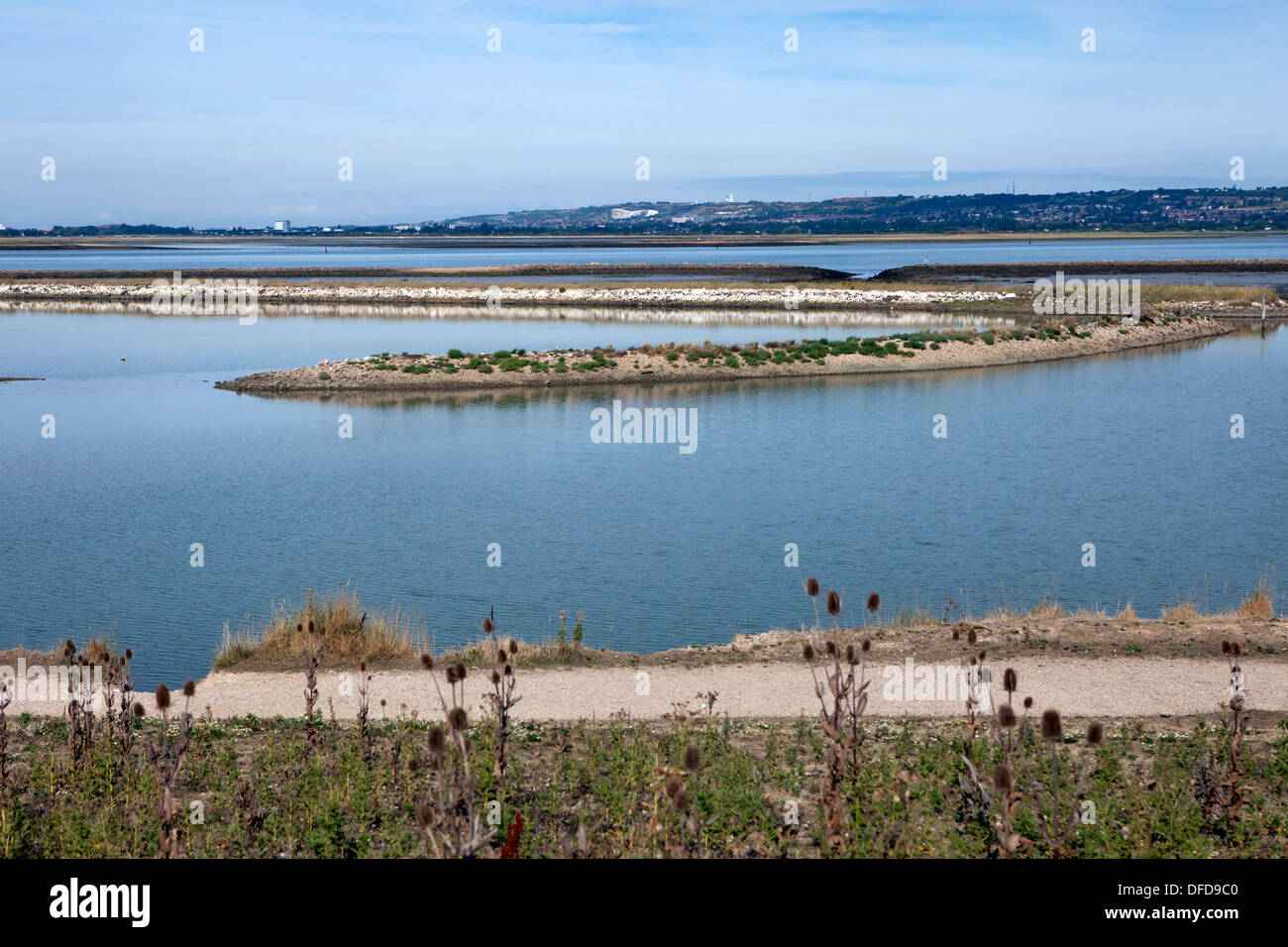 West Hayling Nature Reserve, Hayling Island, Hampshire, UK Stock Photo ...