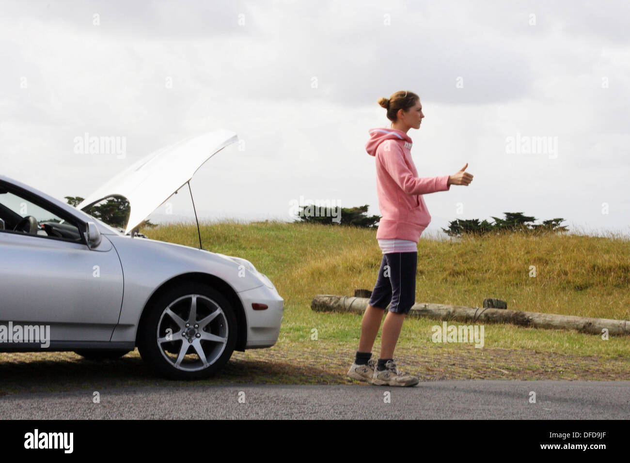 Hitchhiker Car High Resolution Stock Photography and Images - Alamy