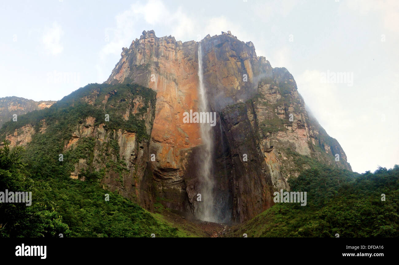 Angel Falls / Salto de Angel, Canaima National Park, Venezuela Stock ...