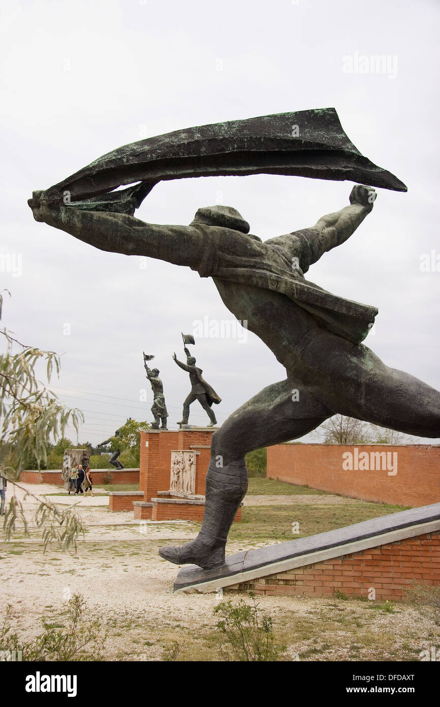 Park featuring the Budapest´s statues from the Communist Era Stock ...