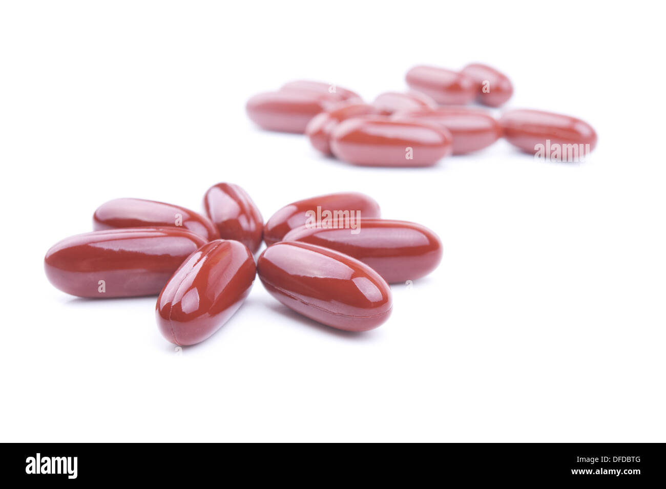Brown pills hi-res stock photography and images - Alamy