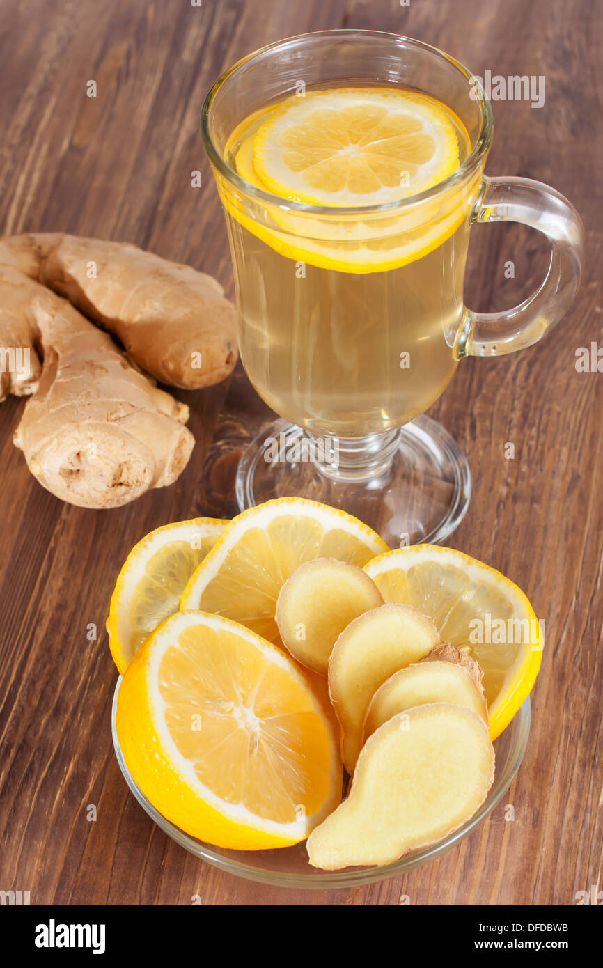 Hot lemon with ginger drink hi-res stock photography and images - Alamy