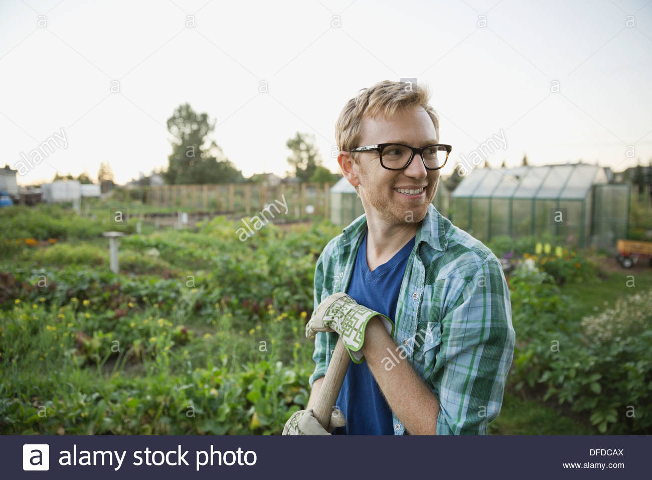 Man garden standing not woman not kids hi-res stock photography and ...