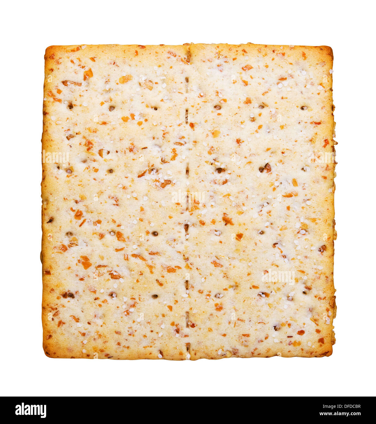 wheat sesame crackers isolated on white background Stock Photo - Alamy