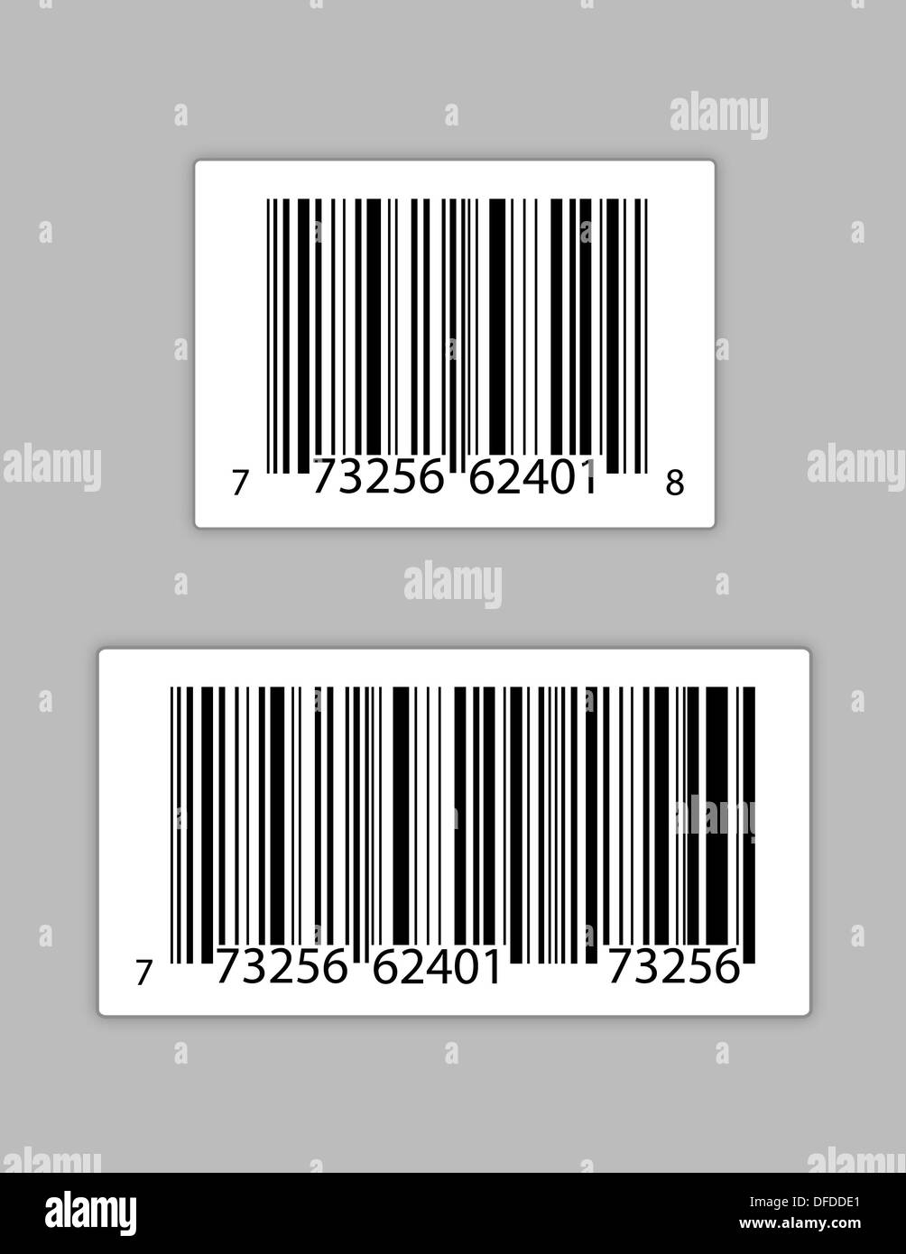Generic bar codes illustration design Stock Photo - Alamy