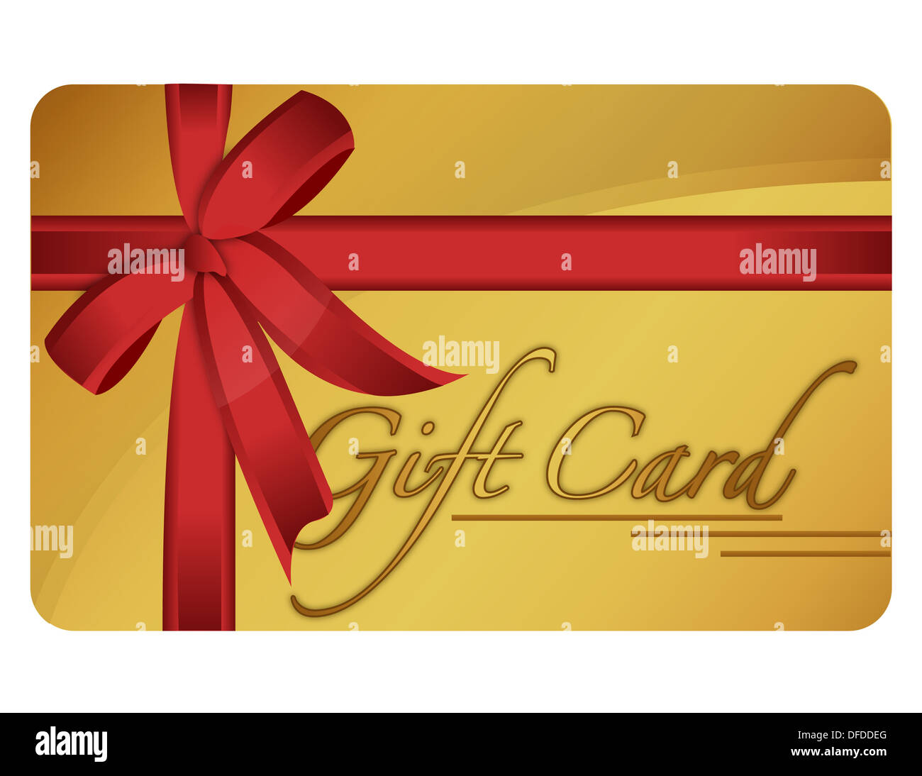 Generic gift card. Vector File available Stock Photo - Alamy