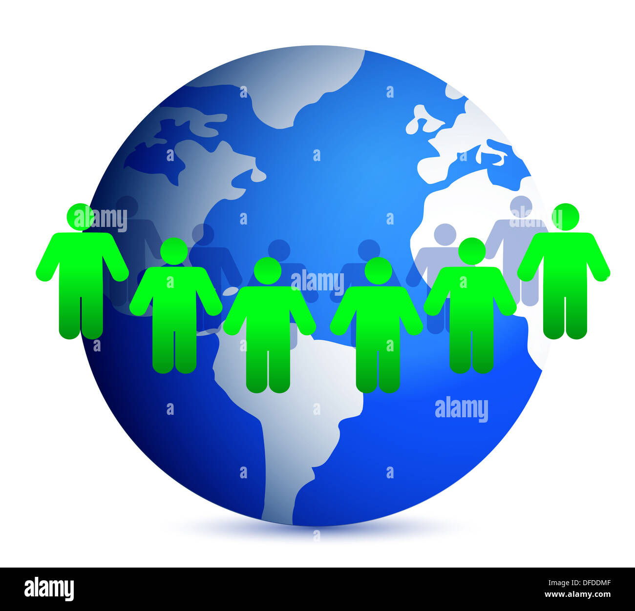 people around the world illustration design Stock Photo - Alamy