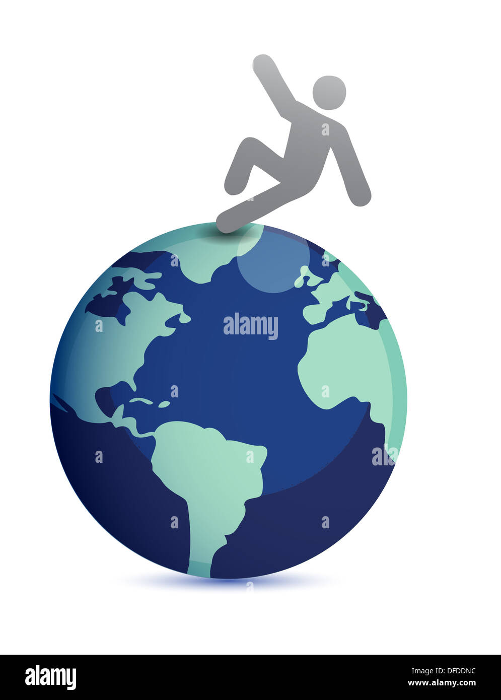 Falling europe map hi-res stock photography and images - Alamy