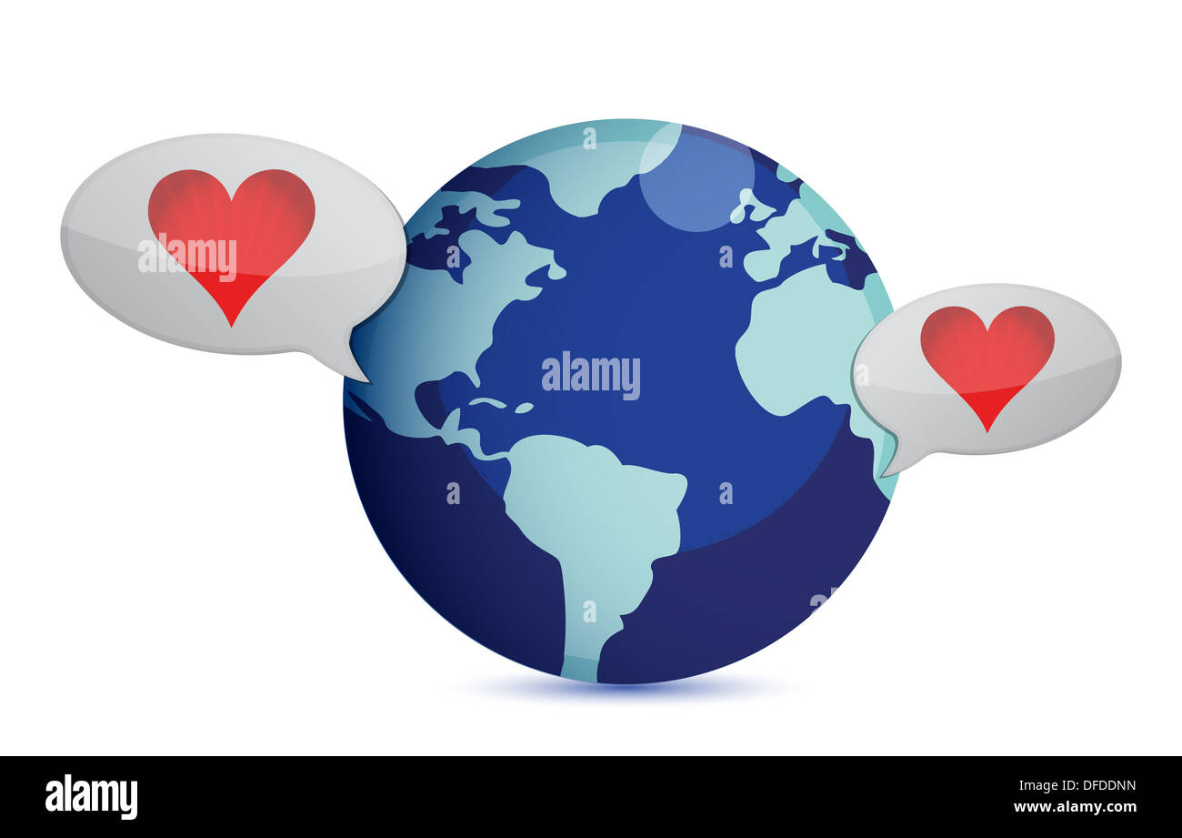 Long distance love map hi-res stock photography and images - Alamy