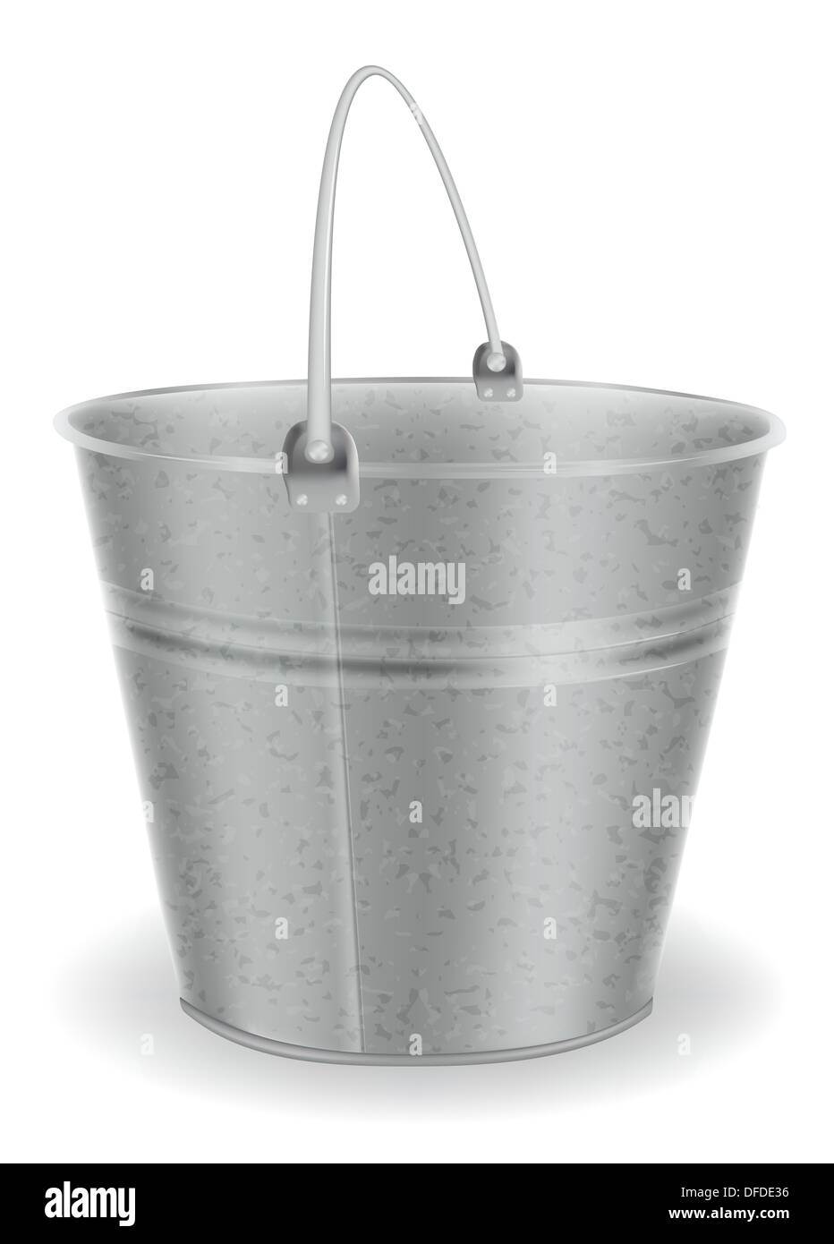 Metallic bucket Cut Out Stock Images & Pictures - Alamy