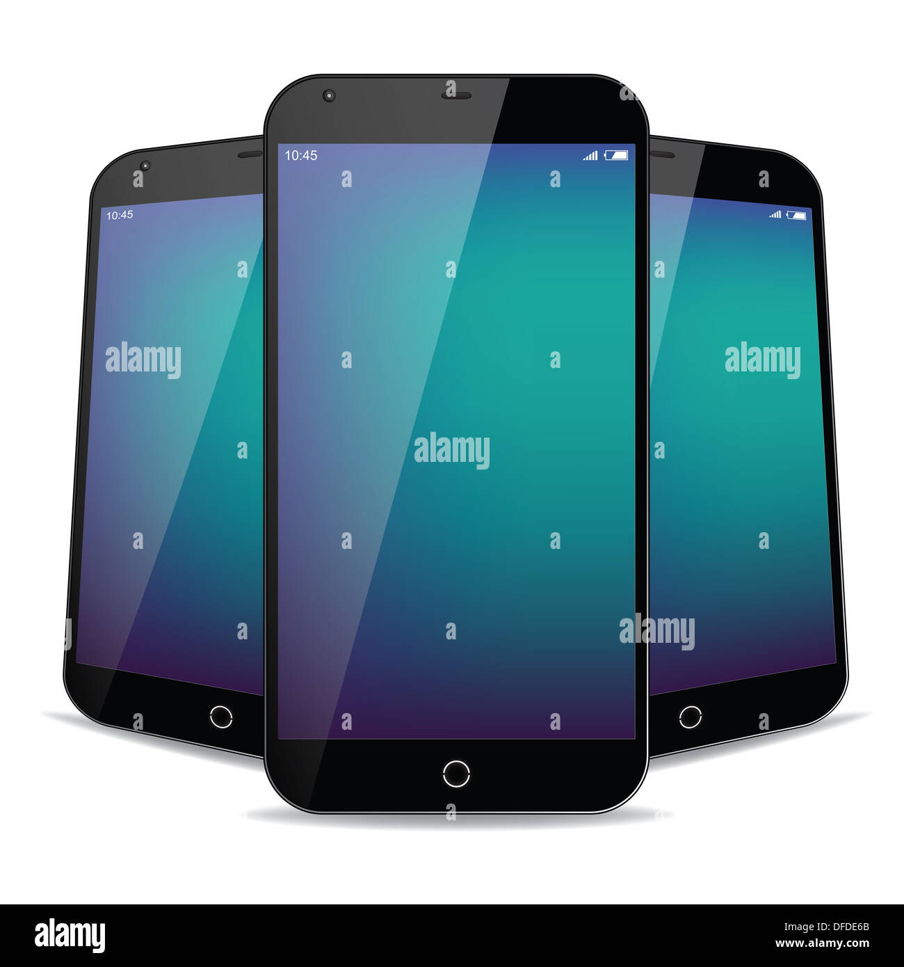 Realistic mobile phone Stock Photo - Alamy