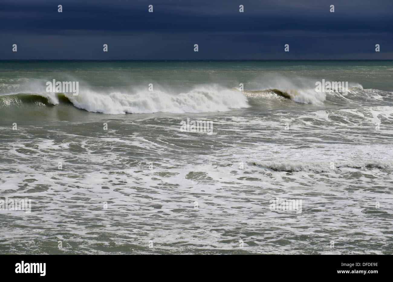 Severe storm at sea. Big waves on the Black sea Stock Photo - Alamy