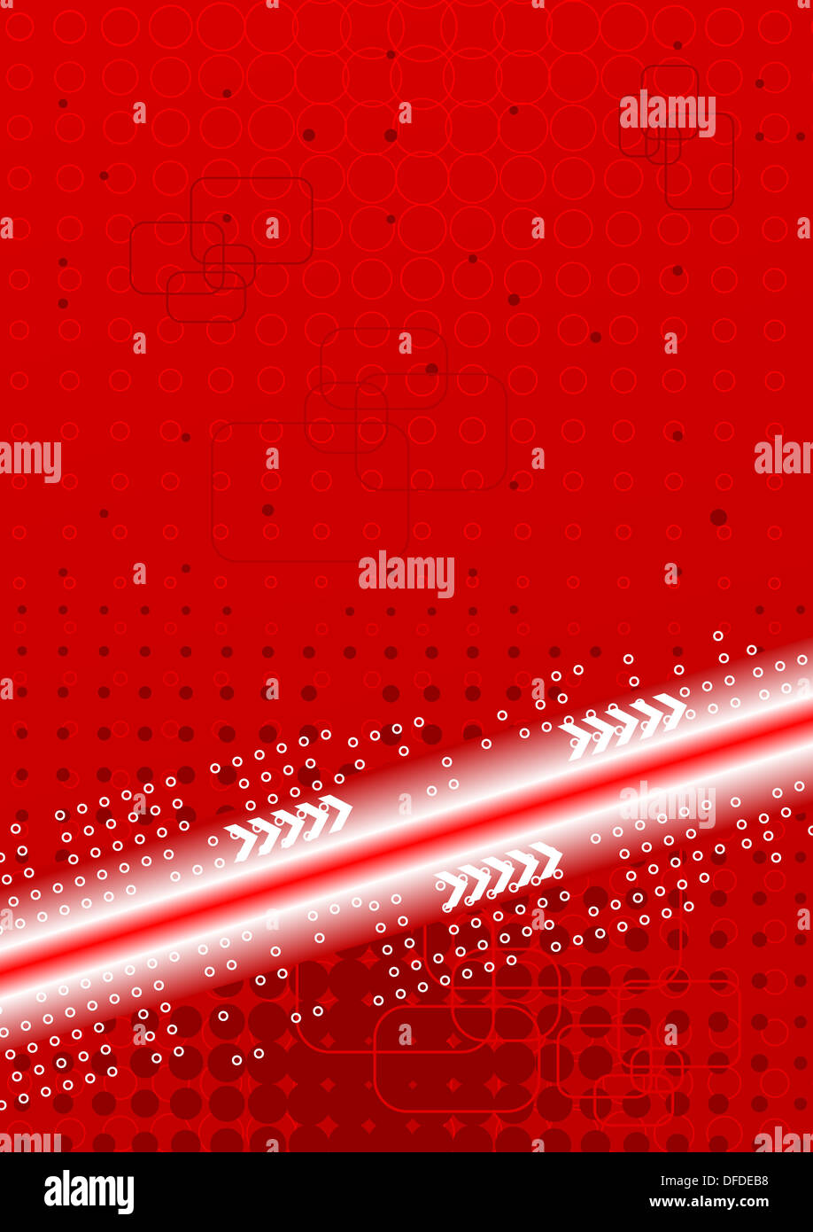 Bright contrast technical background: red and white Stock Photo - Alamy