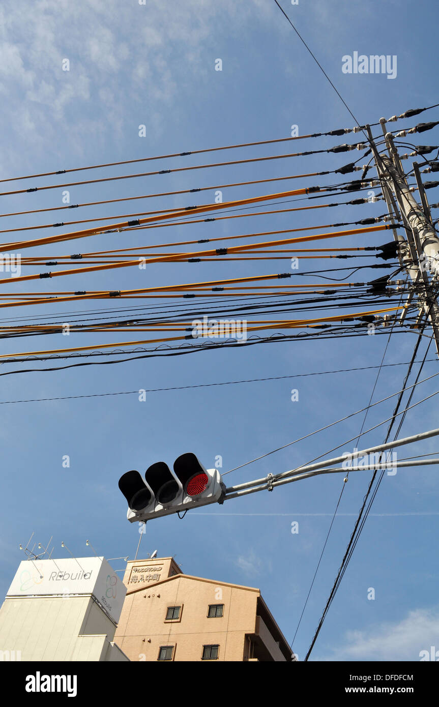 Neighborhood wires japan hi-res stock photography and images - Alamy