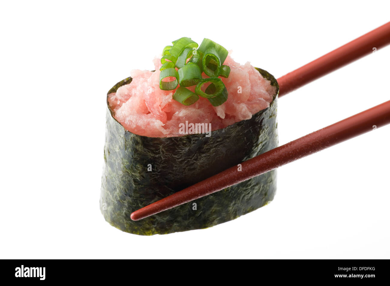 Gunkanmaki Of Negitoro Stock Photo - Alamy