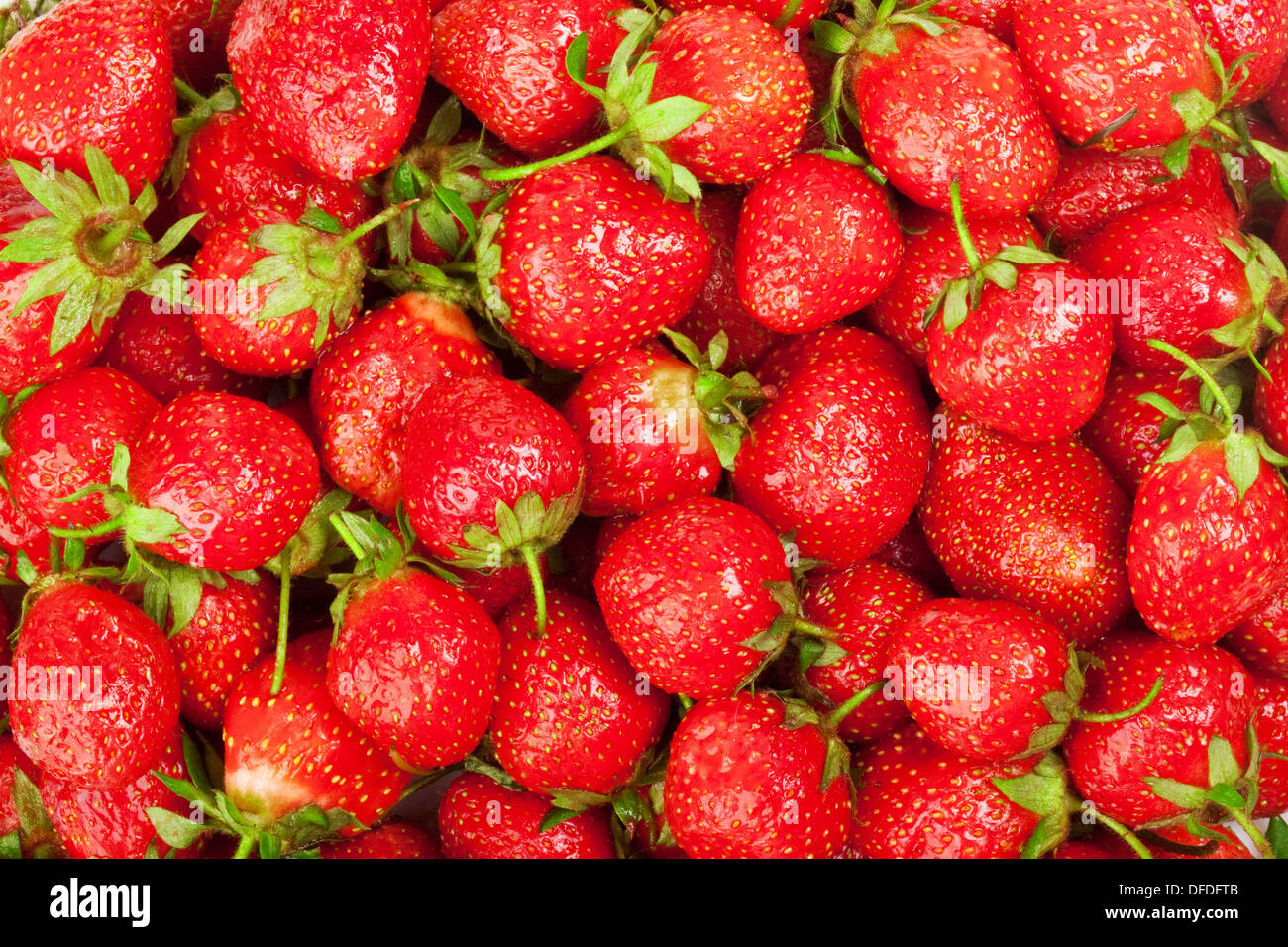 the texture of fresh strawberries Stock Photo - Alamy