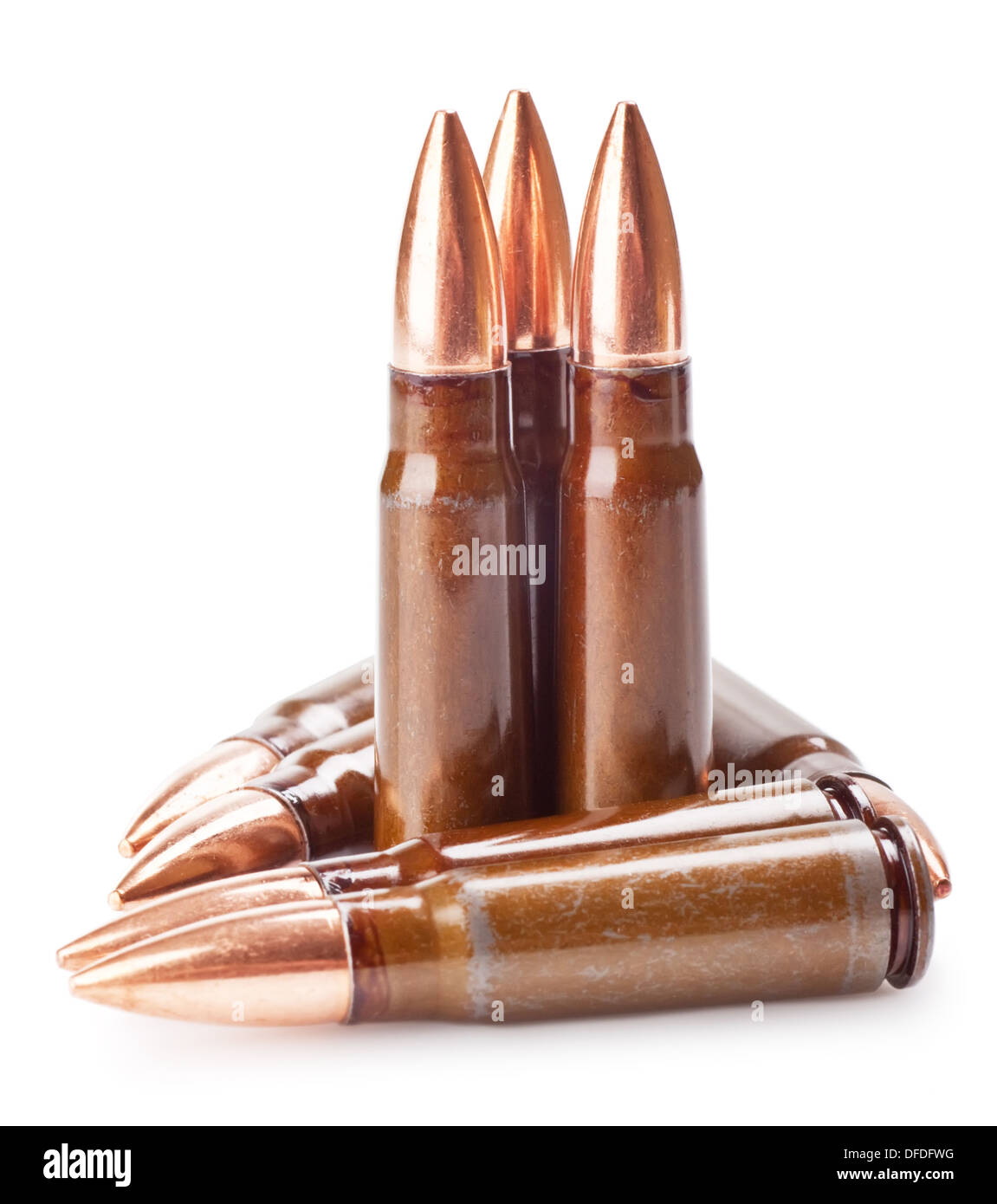 Ak 47 cartridge Cut Out Stock Images & Pictures - Alamy