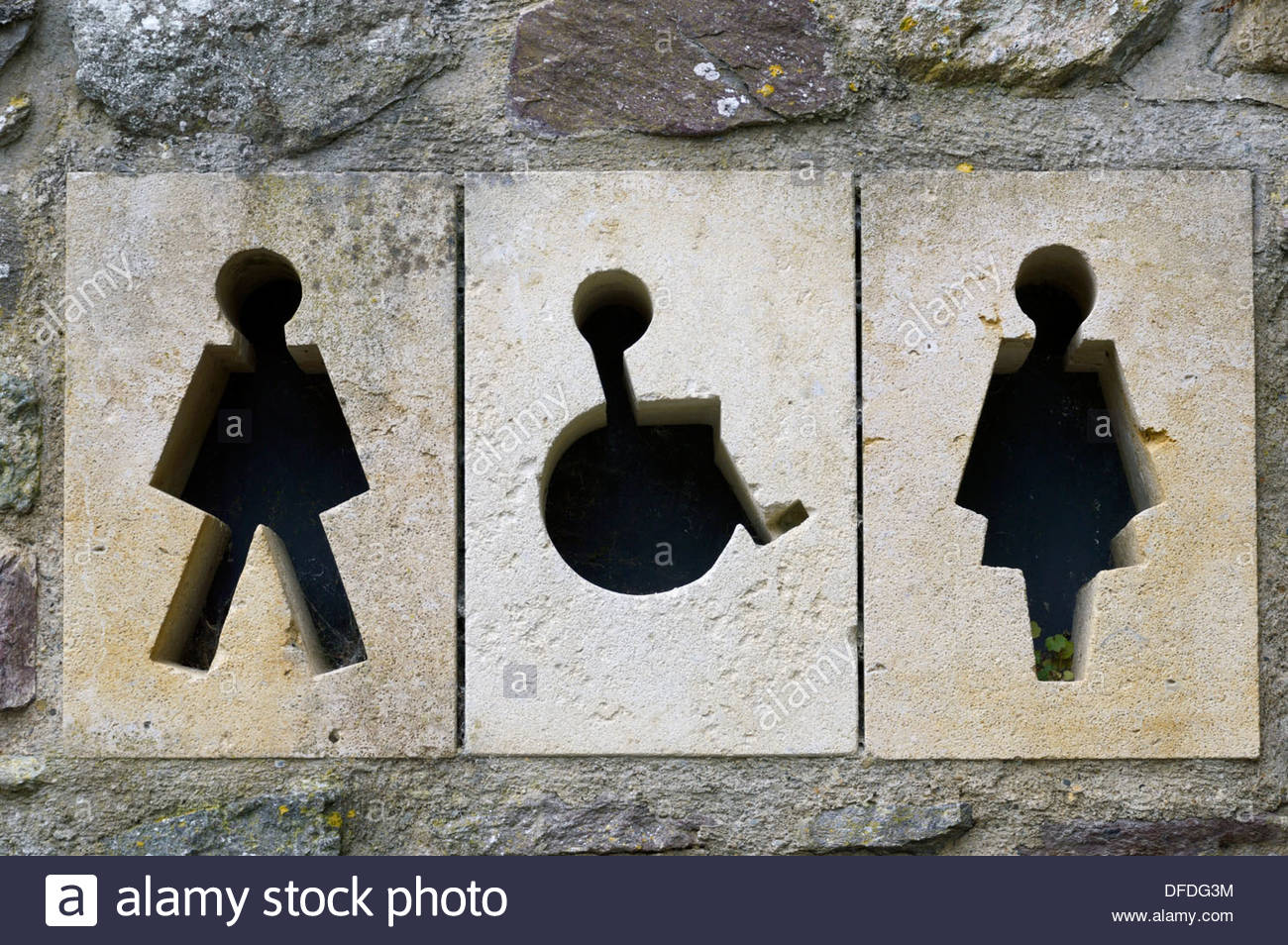 Men Women Disabled Toilet Sign High Resolution Stock Photography and ...
