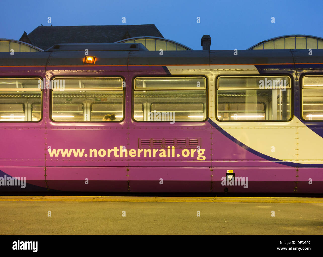Northern Rail train at Middlesbrough station. England, UK Stock Photo ...