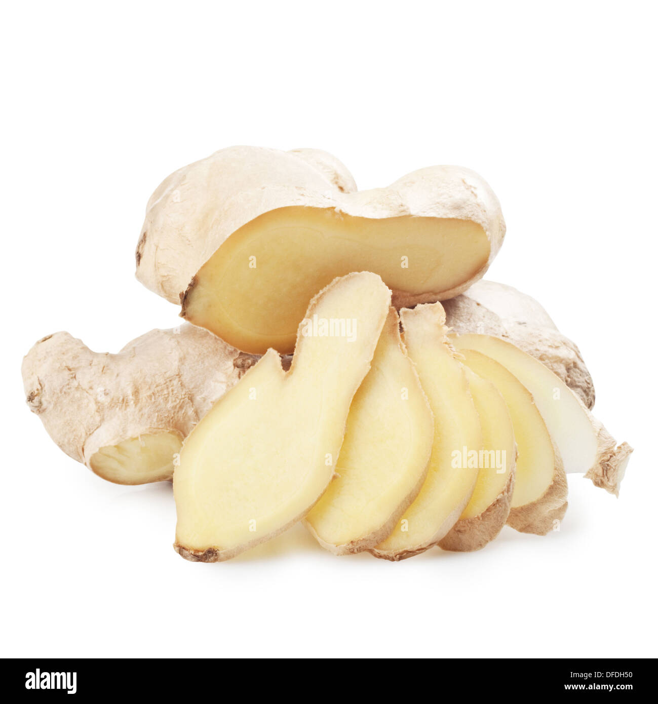 ginger isolated on white background Stock Photo - Alamy