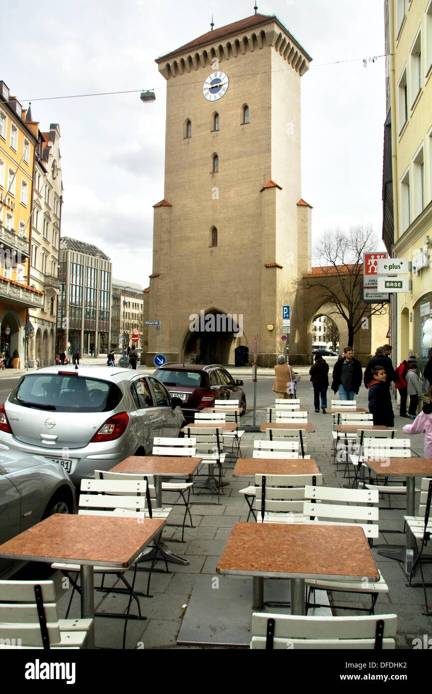 Gate isartor hi-res stock photography and images - Alamy