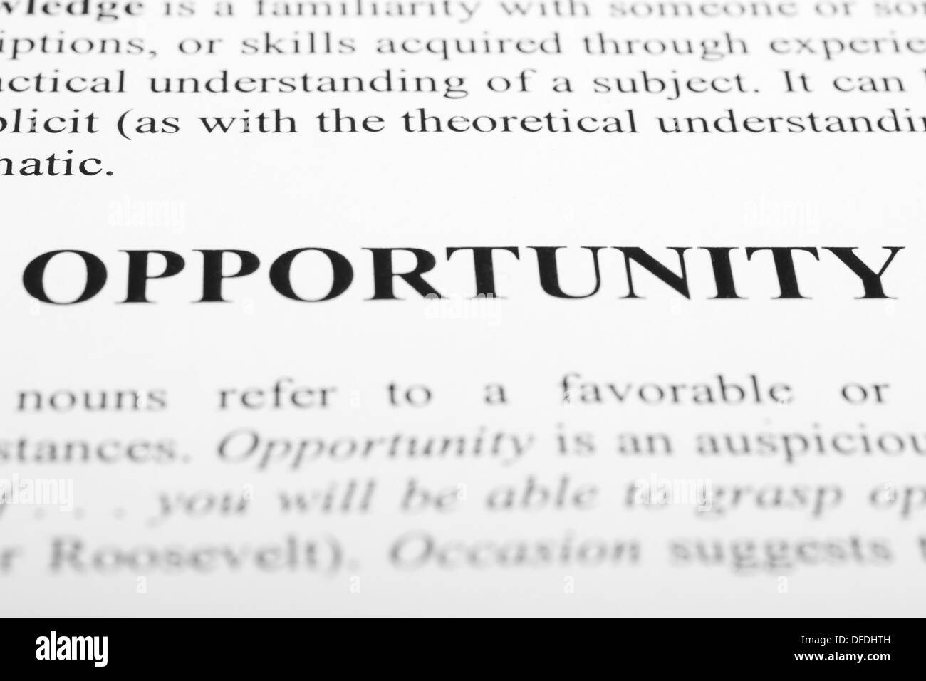 Close opportunity Black and White Stock Photos & Images - Alamy