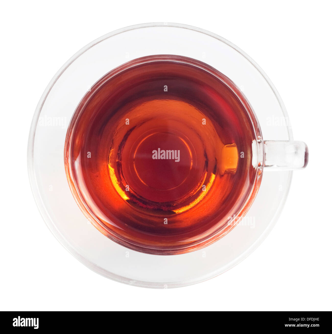 tea in cup isolated on white background Stock Photo - Alamy