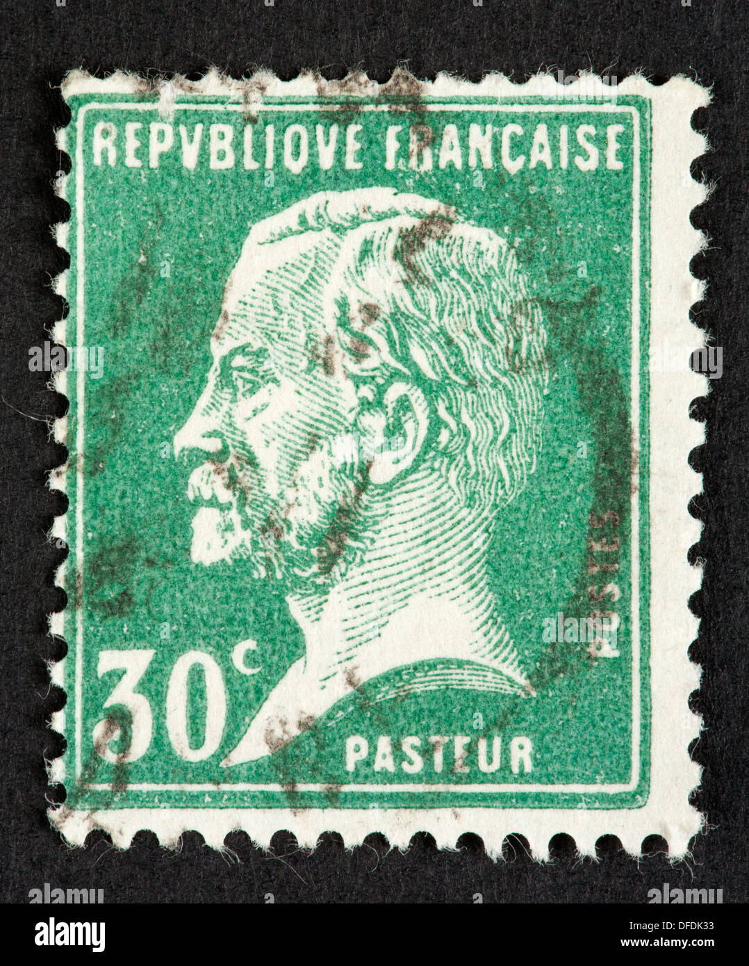 French postage stamp Stock Photo - Alamy