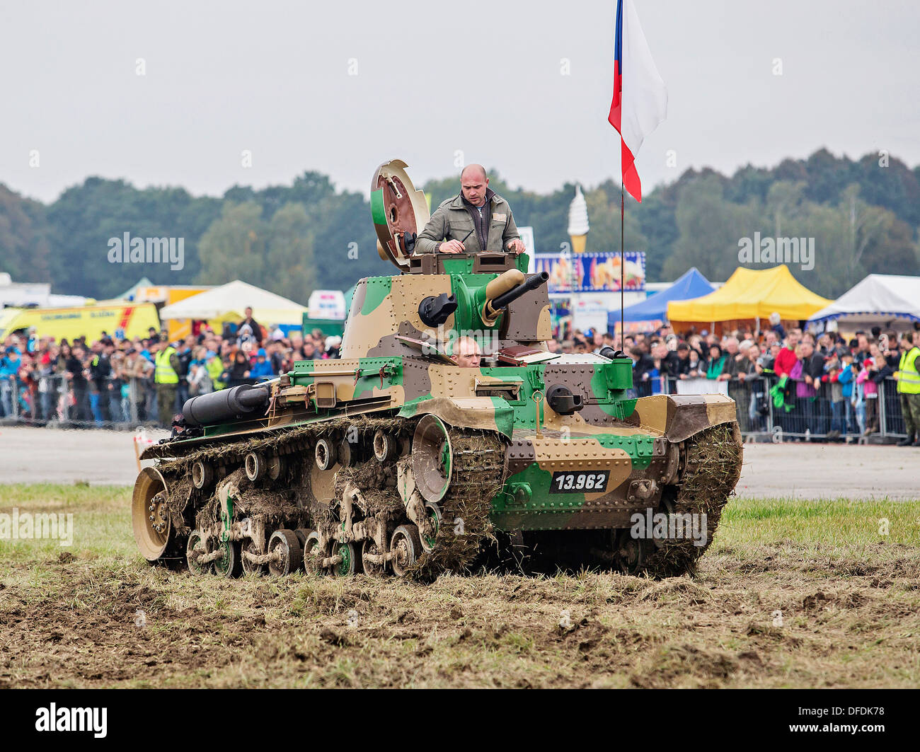 Czechoslovak Skoda LT vz. 35 light tank from the inter-war period Stock ...