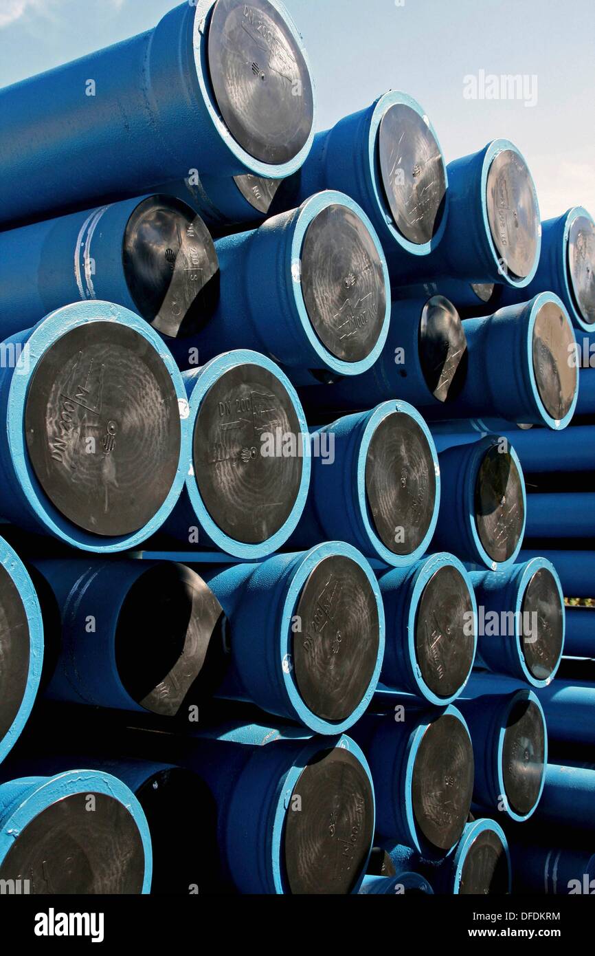 pipes, construction material Stock Photo - Alamy
