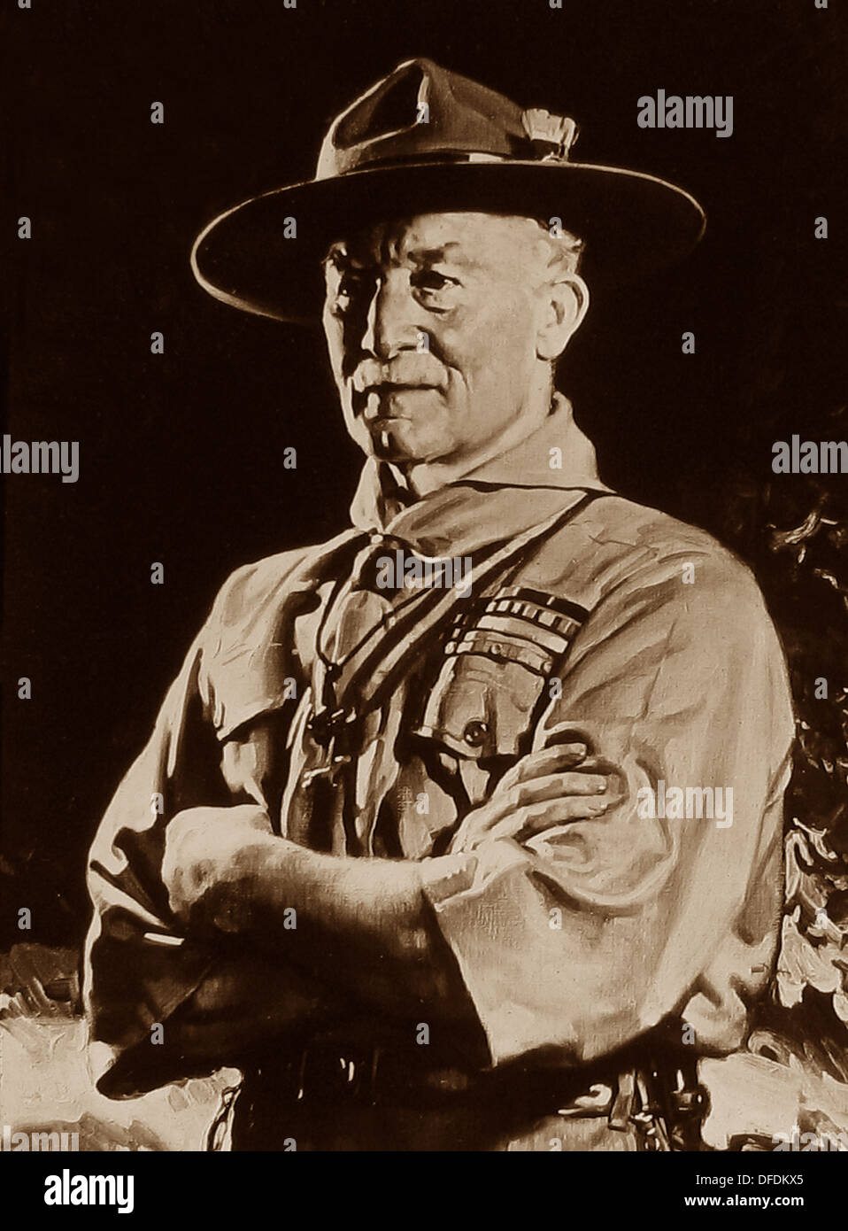Baden powell scout hi-res stock photography and images - Alamy