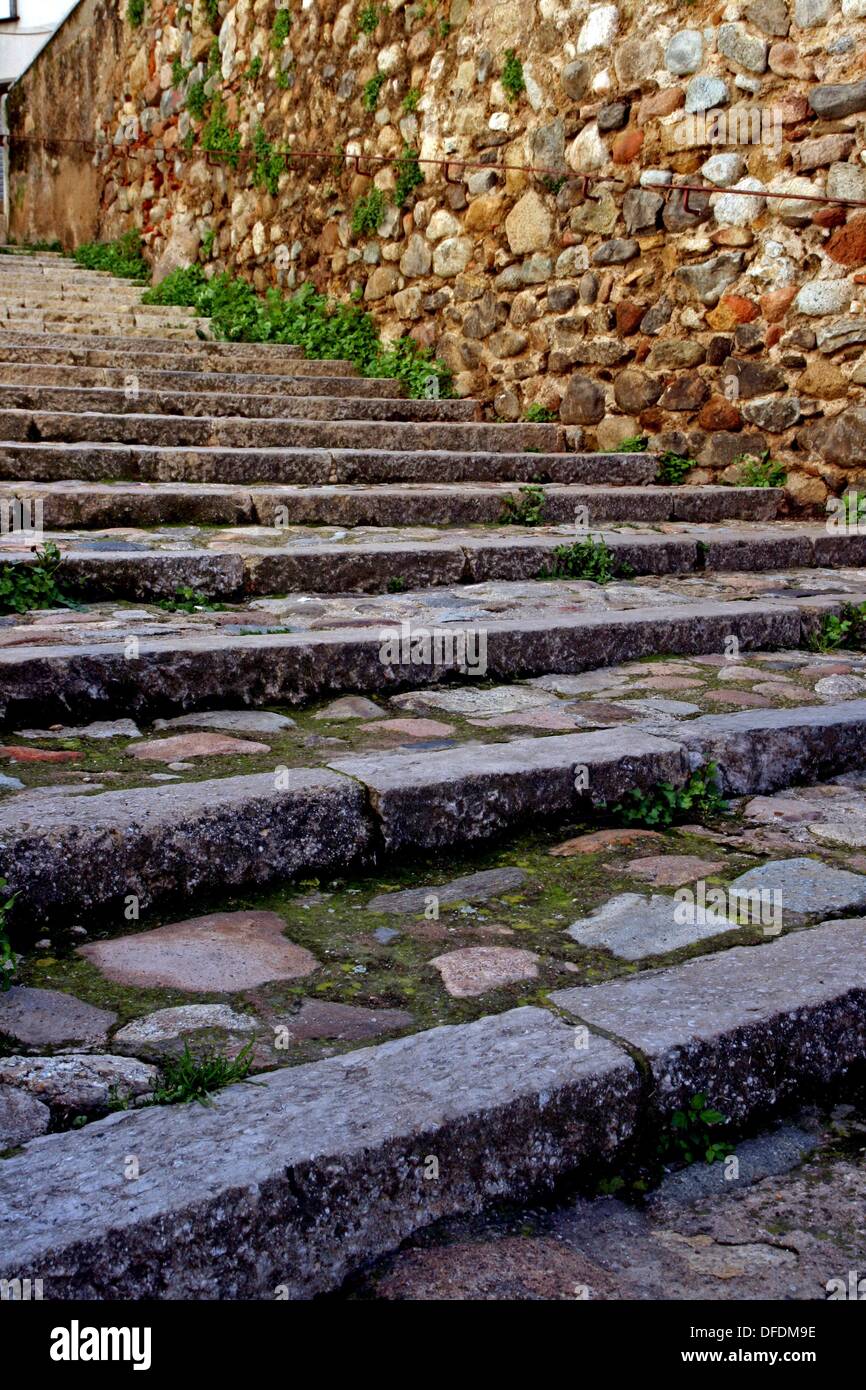 arch, Gothic window, Angles, Girona, Catalonia, Spain Stock Photo - Alamy