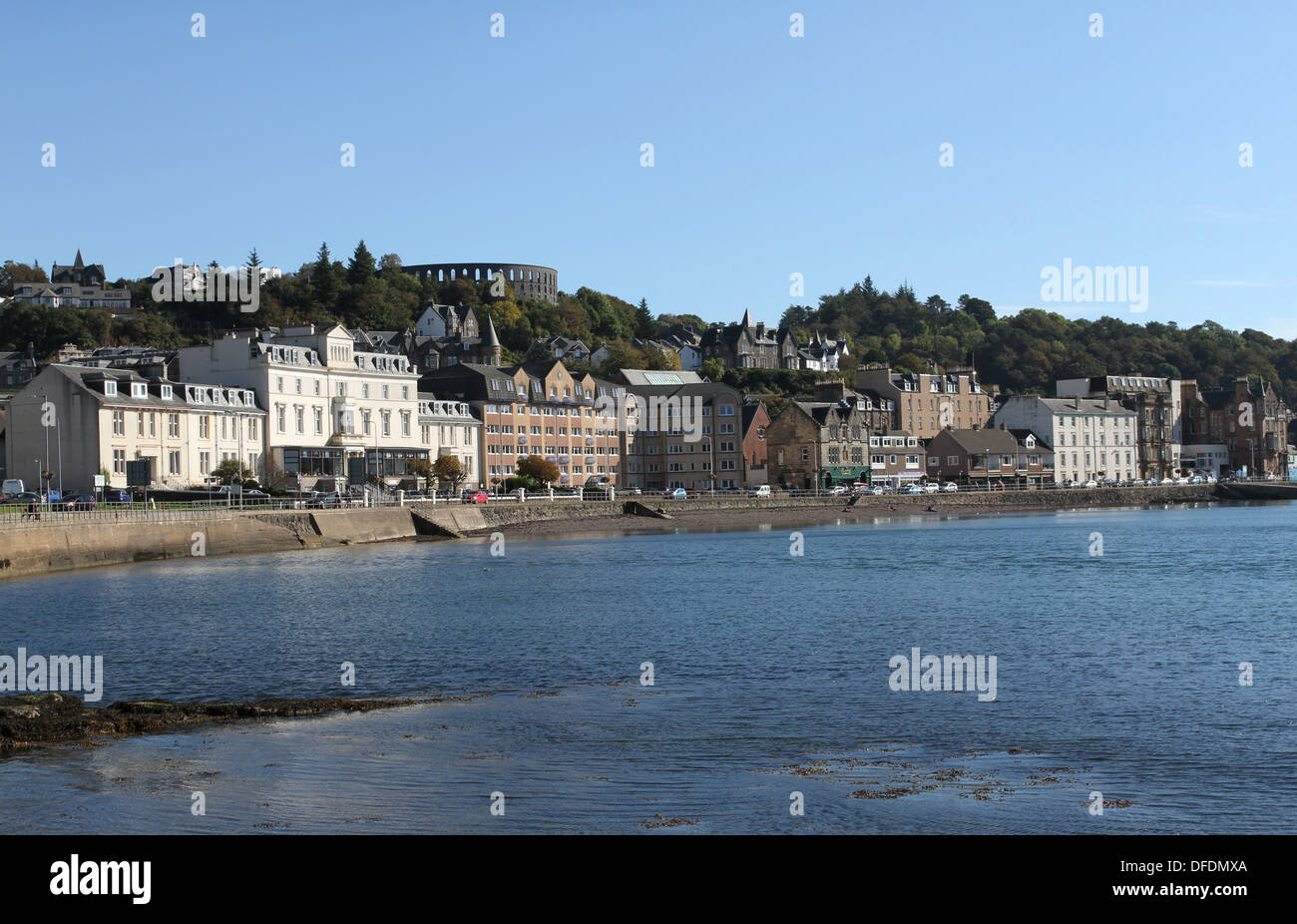 McCaig's tower Oban waterfront Scotland September 2013 Stock Photo - Alamy
